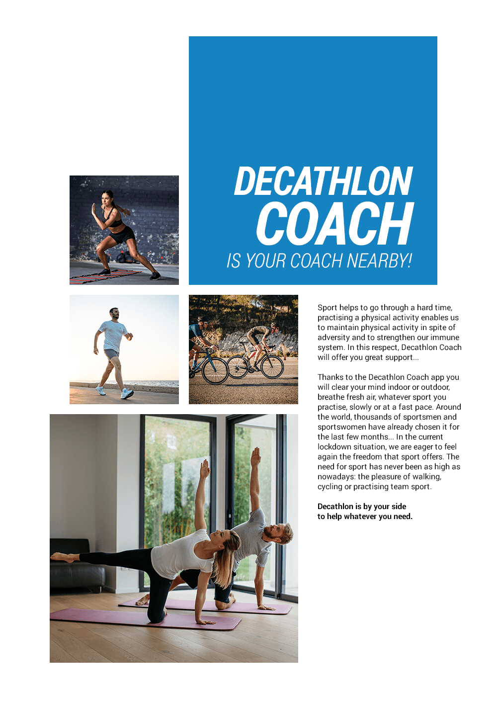 Decathlon Coach, Create your own version of sport
